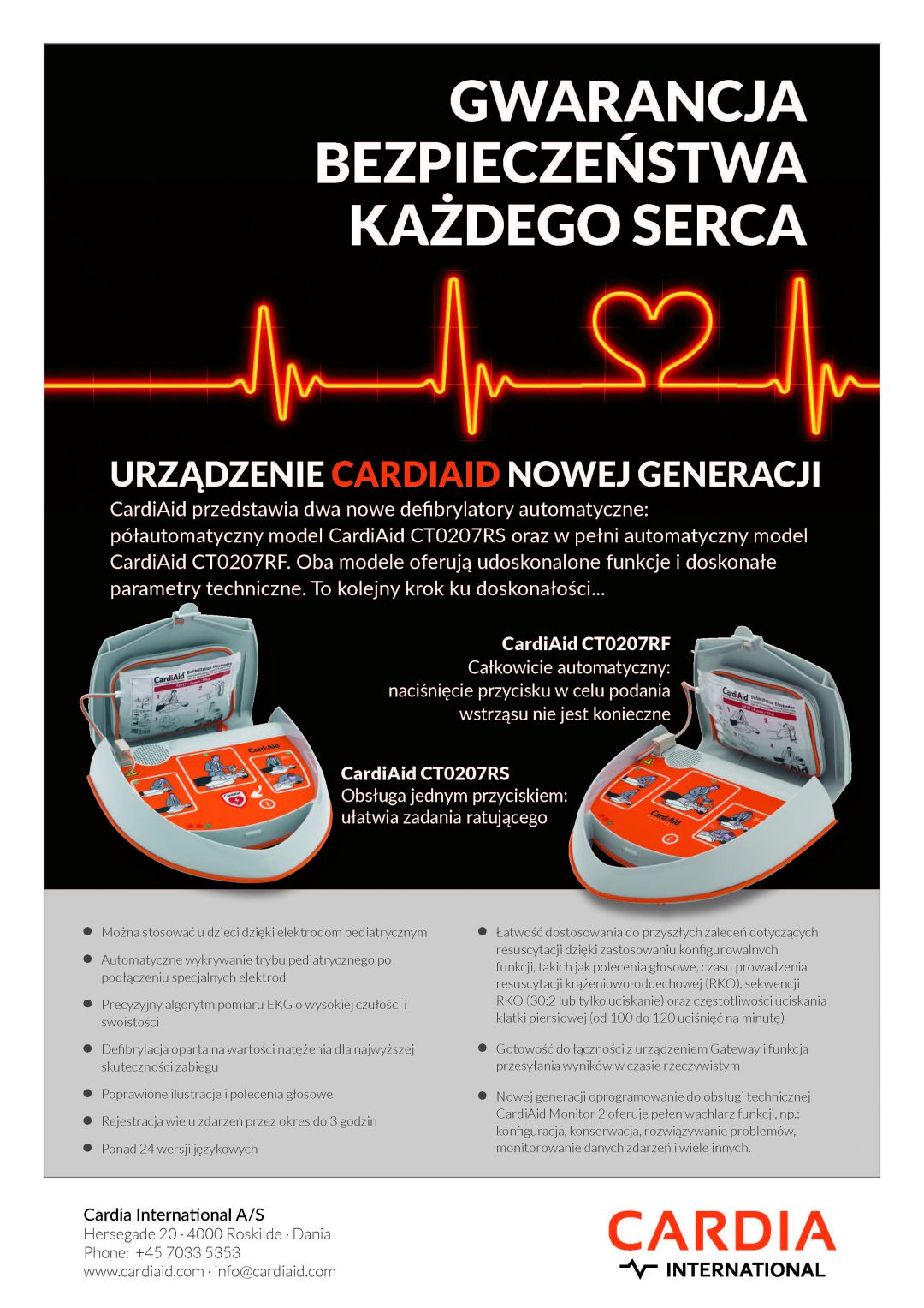 CardiAid, the most user-friendly AED on the market.